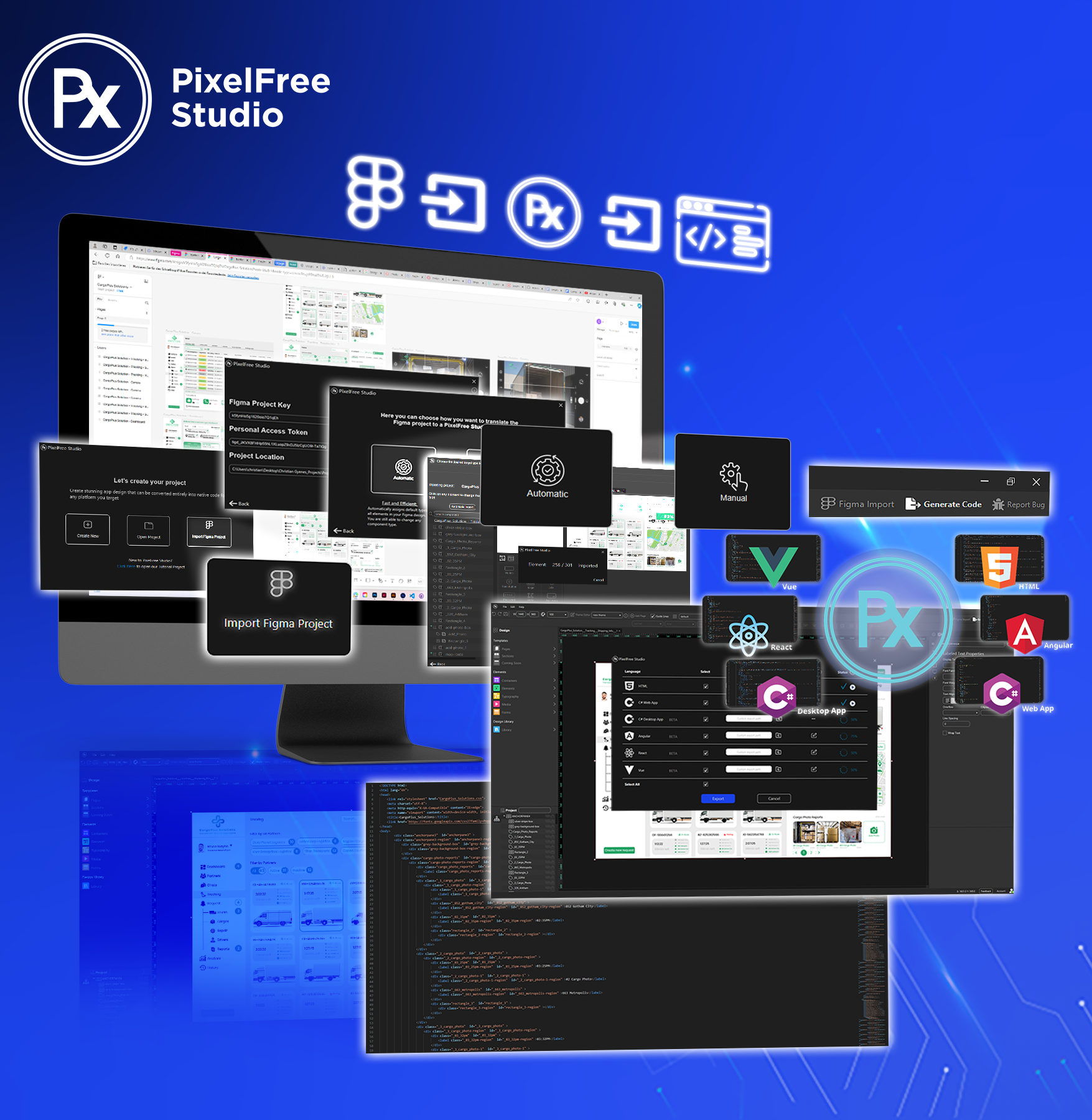 PixelFree Studio - Low-Code Mobile and Web App Builder